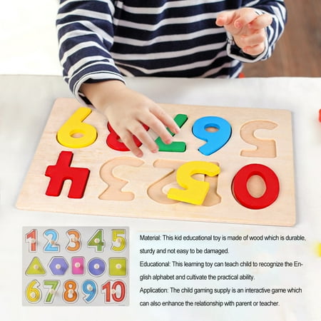 Toddlers Educational Toy Grasp Wood Toys English Alphabet Letter ...