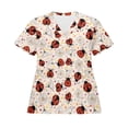 Binienty Medical Uniform with Pockets for Women, Stretchy Breathable V ...