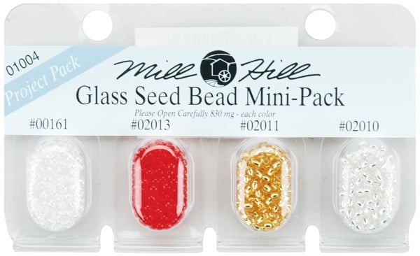 Mill Hill Glass Seed Beads Mini Packs 2.5mm 830mg 4/Pkg-00161, 02013 ...