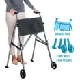 Stander EZ Fold-N-Go Walker Lite Plus, Lightweight Folding Walker for ...