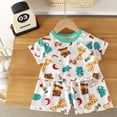 Staki Pajamas Set Girls Pajamas Short Sets 2 Piece Short Sleeve Summer ...