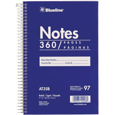 Dominion Blueline REDAT35B Jumbo Steno Pad - 360 Sheets - Walmart.com