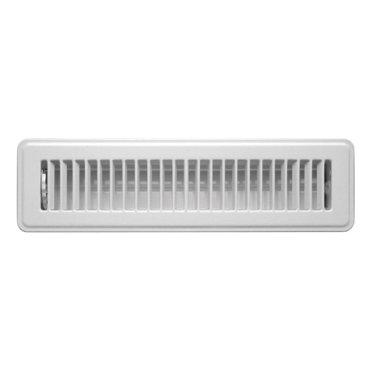 Tru Aire 6 in. H X 6 in. W Powder Coat White Steel Ceiling Diffuser ...