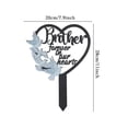 Metal Cemetery Memorial Stakes Assorted Designs Remembrance Plaques for ...