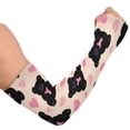Black Bear Heart UV Protection Cooling Arm Sleeves, Compression Sun ...
