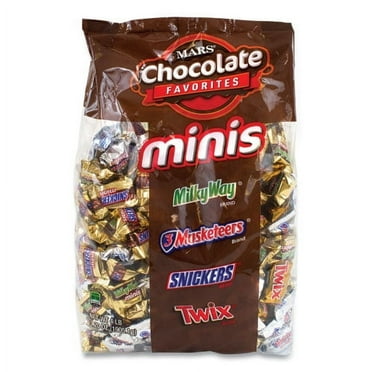 MARS Mixed Chocolate Bars Minis, 240 Count - Walmart.com