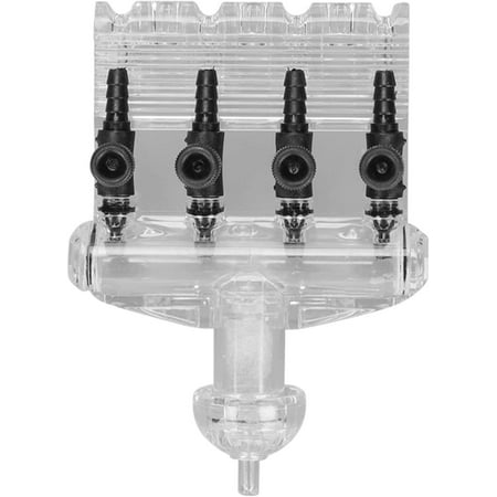 4 Way Aquarium Air Flow Control Aquarium Oxygen Distributor Plastic ...