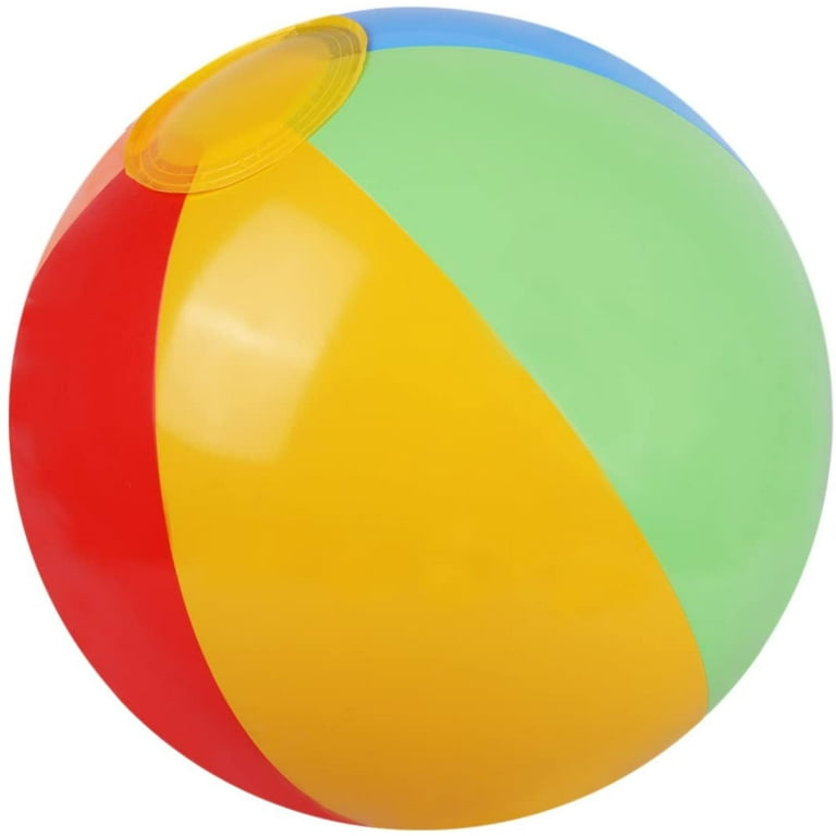 Glitter Beach Ball Poolmaster 16 In. Smile Play Beach Balls (4-Pack ...