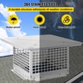13" x 13" Stainless Steel Chimney Cover, Adjustable Spark Arrestor with ...