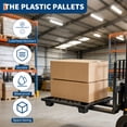 Danolapsi Plastic Pallets, Interlocking & Nestable Floor Tiles, Heavy ...
