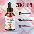 ZenSulin Advanced Formula Drops Natural Support Supplement Zen Sulin 60 ...