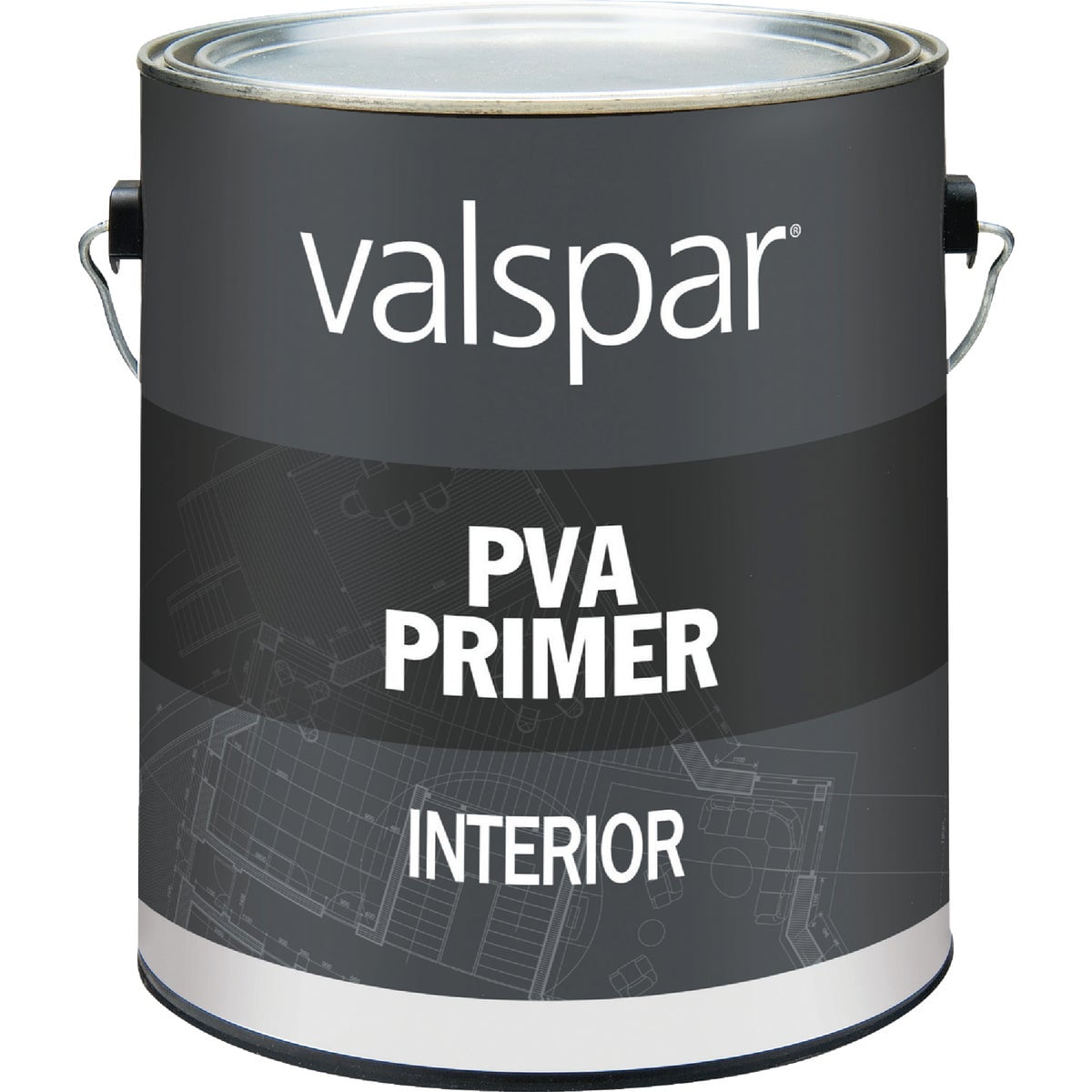 Valspar Pro-Hide PVA Interior Latex Drywall Primer, White, 1 Gal ...