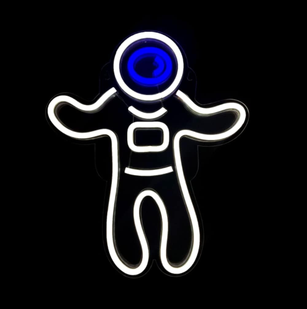 LINLIN Neon Night Light, LED Neon Signs Night Light Alien Neon Lights ...