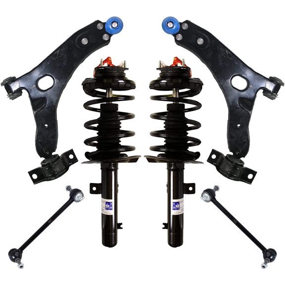 Detroit Axle - RWD Front Struts Sway Bars for 2012-2013 BMW 328i, 2 ...