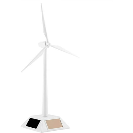 Solar Powered Wind Mill Toy, Desktop Wind Turbine Model, Science ...