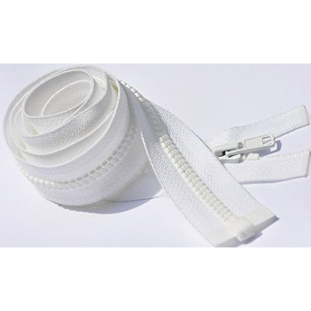 10" - 72" Vislon Zipper YKK #3 Light Weight Molded Plastic Separating ...