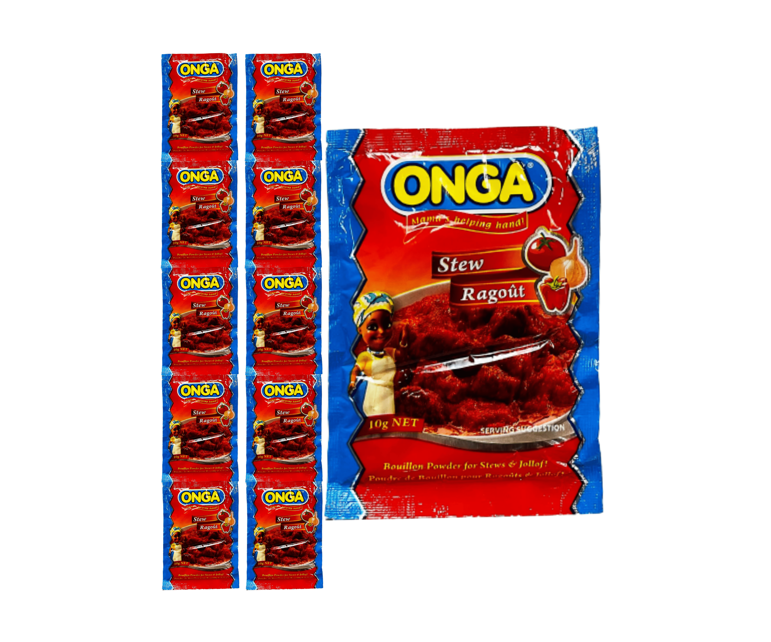 Onga Stew Seasonings 10g (1 Roll (Pack of 10) - Walmart.com