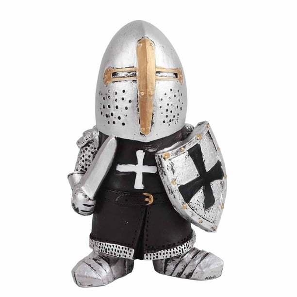 Miniature Knights Sculpture,Garden Statue Knight Dwarf Knight Dwarf ...