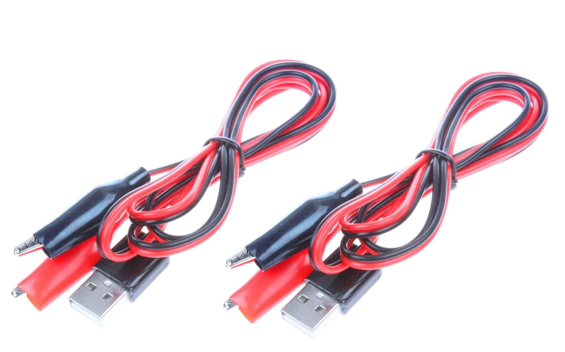 NOYITO Alligator Clip To USB Male Test Wire Adapter Red Black Wire noyito-alligator-clip-to-usb-male-test-wire-adapter-red-black-wire