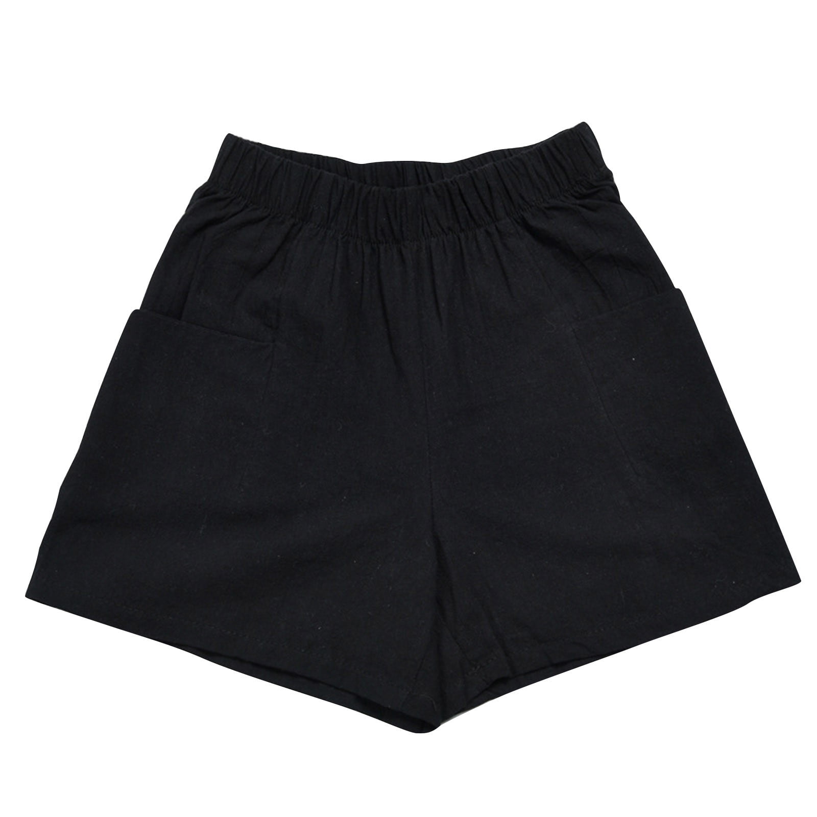 Click here for Mrat Drawstring Shorts Ladies Womens Solid Cotton... prices