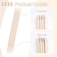 400 Pcs Orange Sticks for Nails, 4.5 Inch Wax Sticks for Waxing, Skin ...