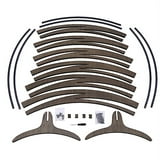 Balsa Circle 8ft Brown Wood Round Backdrop Stand, Rustic Arch for ...