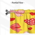Curtain Valance 54x18in Light Filtering Short Window Valance For ...
