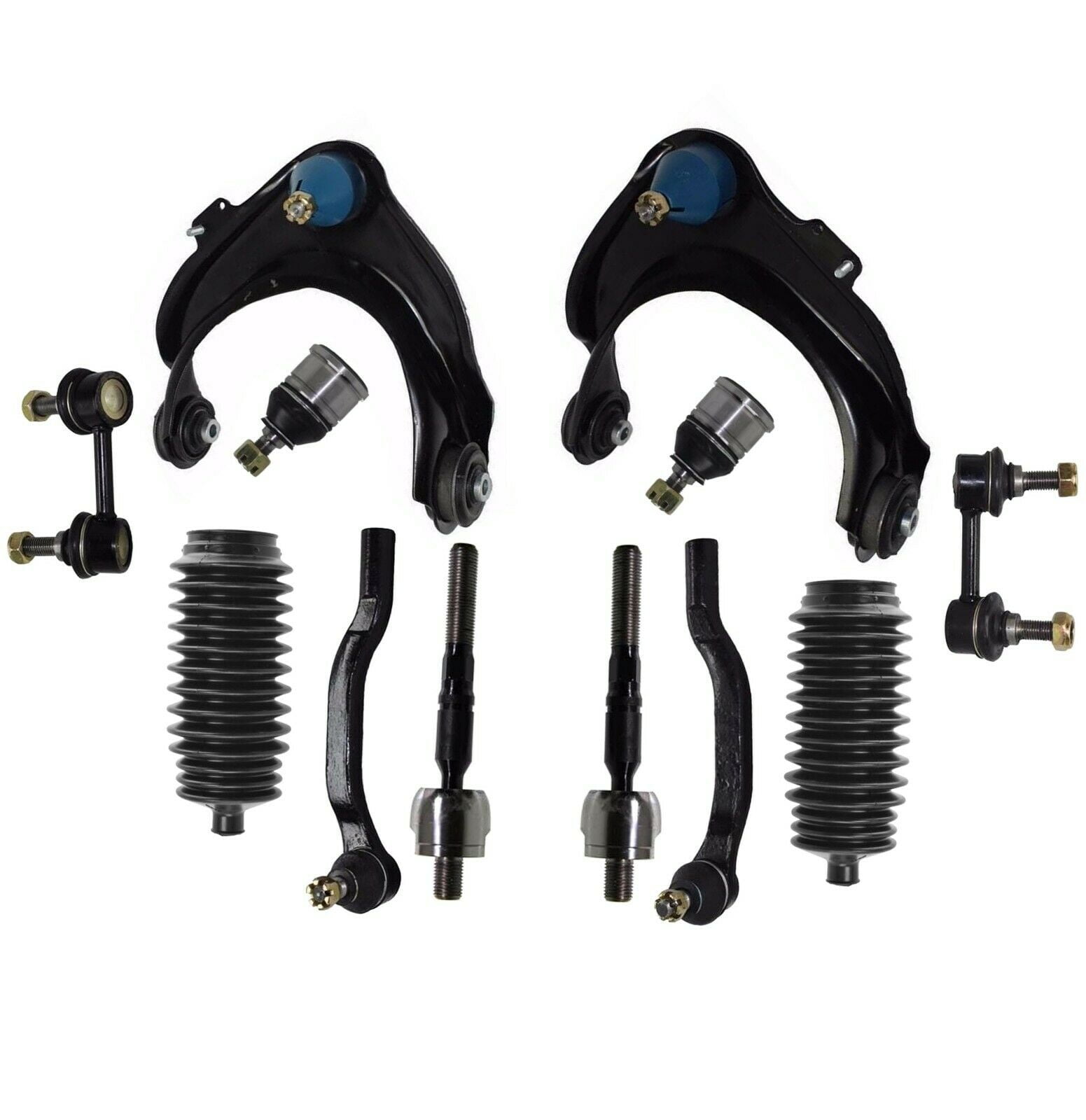 12 Pc Suspension Kit Front Upper Control Arms with Ball Joints ...