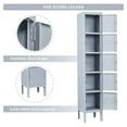 Drevy Metal Locker, Metal Lockers for Employees with Lock, Storage ...