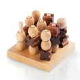 Zummy Hand Crafted Wood Mini Tic Tac Toe - Walmart.com