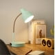 Mainstays LED Desk Lamp with Catch-All Base & AC Outlet, Matte Mint ...