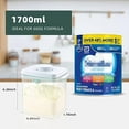 Formula Container to Go - 2 Pack 1700ml Pop Top Milk Powder Container ...