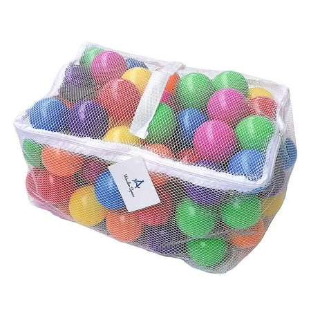 Plastic Pit Balls, Play Ball Pack Pool Soft Toy Primary Mix | Walmart ...