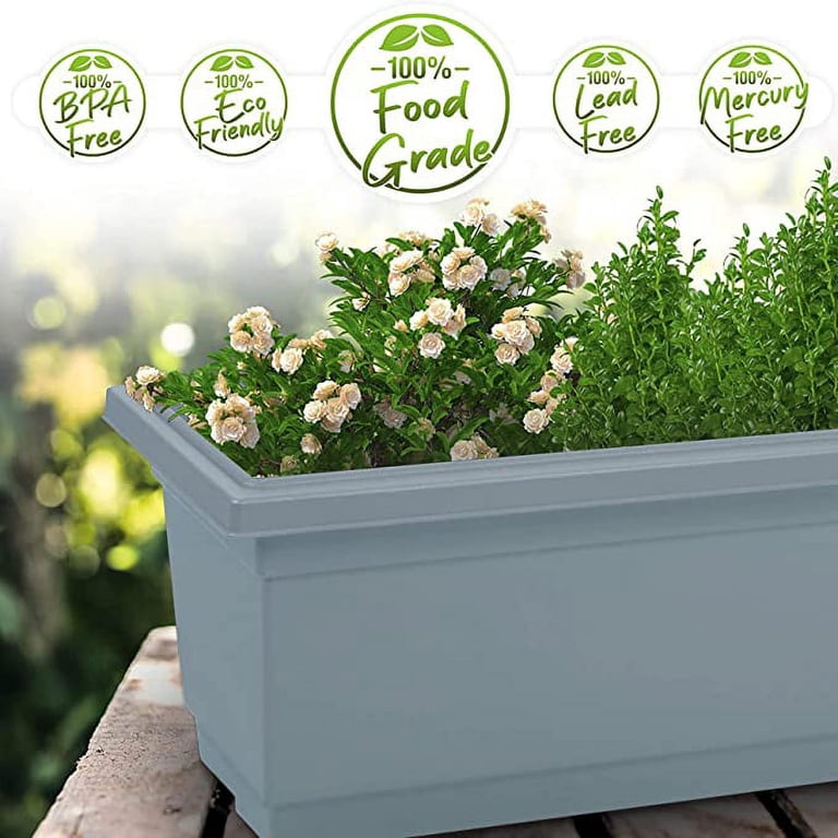 Plant Plastic Planter Boxes 600x600