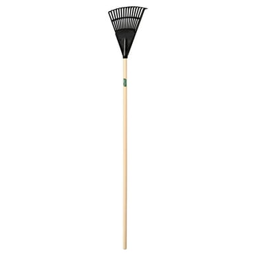 AMES Collector Series 2915806 Leaf Rake, Poly Tine, 26-Tine, Steel ...