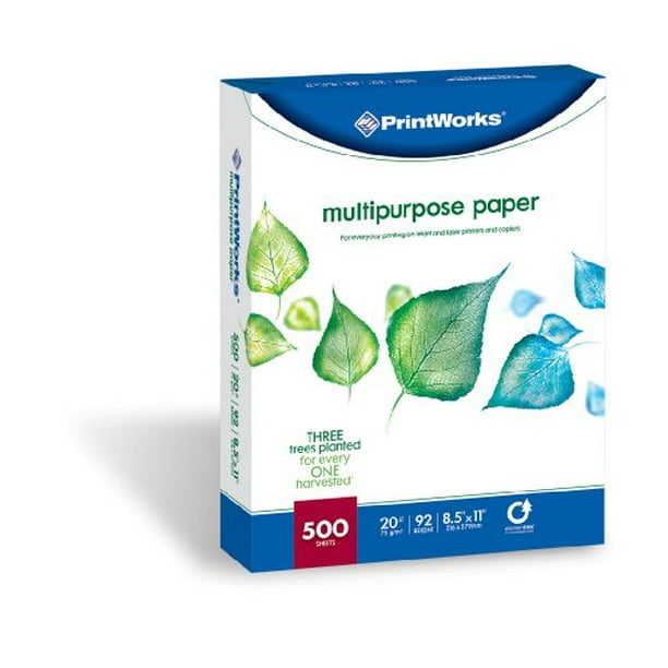 Printworks Multipurpose Paper 500 Sheets 8.5 x 11 Inches (00006 ...