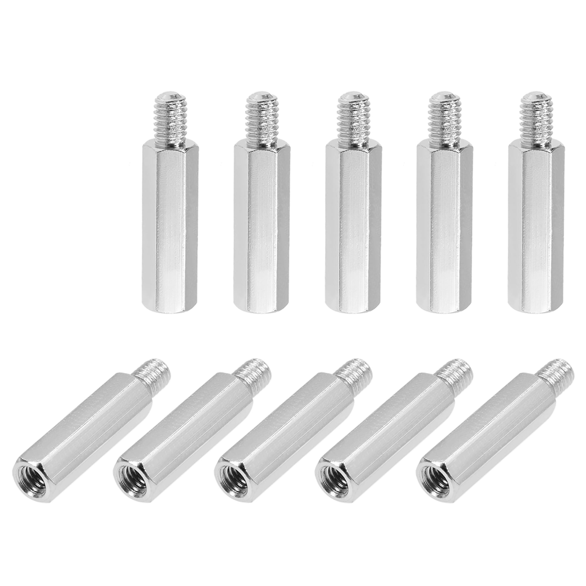 M4 x 20 mm + 6 mm Male to Female Hex Nickel Plated Spacer Standoff 20 ...
