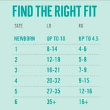 Seventh Generation Baby Diapers Sensitive Protection Free & Clear ,Size ...