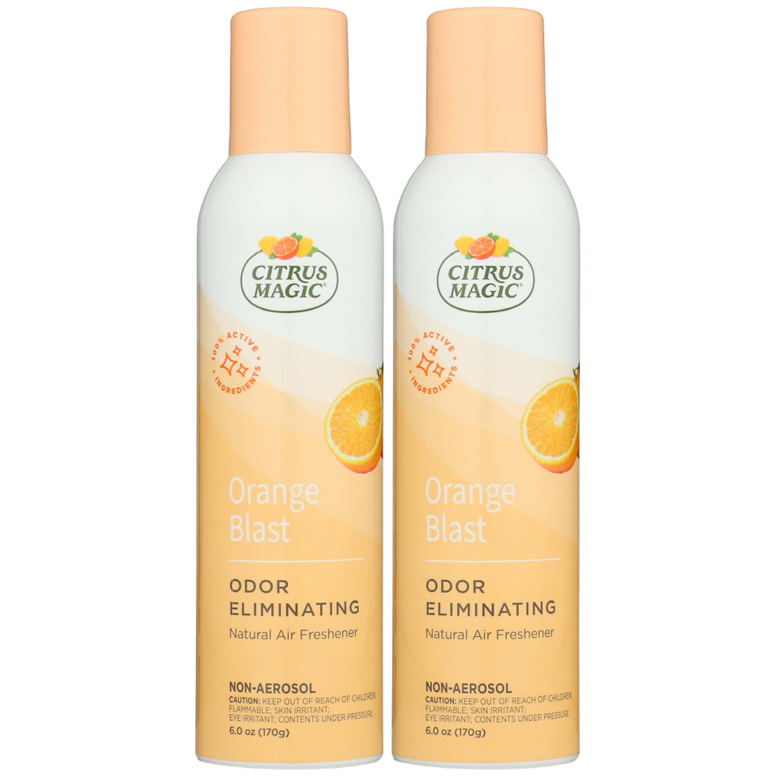 Citrus Magic Natural Odor Eliminating Air Freshener Spray, Orange Blast ...