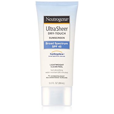 Neutrogena Ultra Sheer Dry-Touch Sunscreen, SPF 45, 3 oz ea, Value Pack ...
