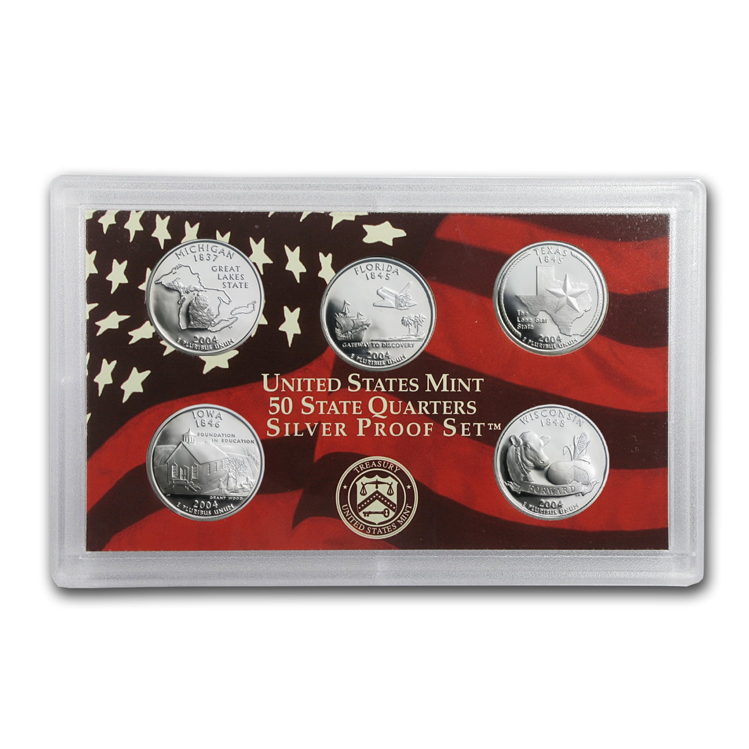 90% Silver Statehood/ATB Quarter Proof Sets (Random Years) - Walmart.com