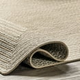 nuLOOM Ausha Casual Braided Indoor/Outdoor Area Rug, 5' x 8', Beige ...