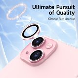 Bling Diamond Metal Ring Camera Lens Protector for iPhone 15/15 Plus ...