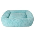 SENNAUX Large Plush Pet Bed, Rectangle Mattress for Dogs Cats, Calming ...