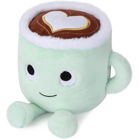 Latte Plush Toy, 30 cm Stuffed Coffee Mug Plushie Pillow Doll, Soft Cup ...