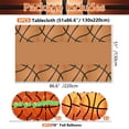Basketball Party Decorations - 3 Pcs Basketball Tablecloths, 8 Pcs Foil ...