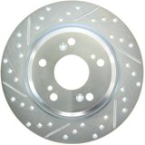 StopTech Select Sport 2000-2009 Honda S2000 Slotted and Drilled Right ...