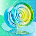 Magicyoyo Responsive and Unresponsive Yoyo K2 Blue Yellow Gradient Solid Plastic for Beginners ...