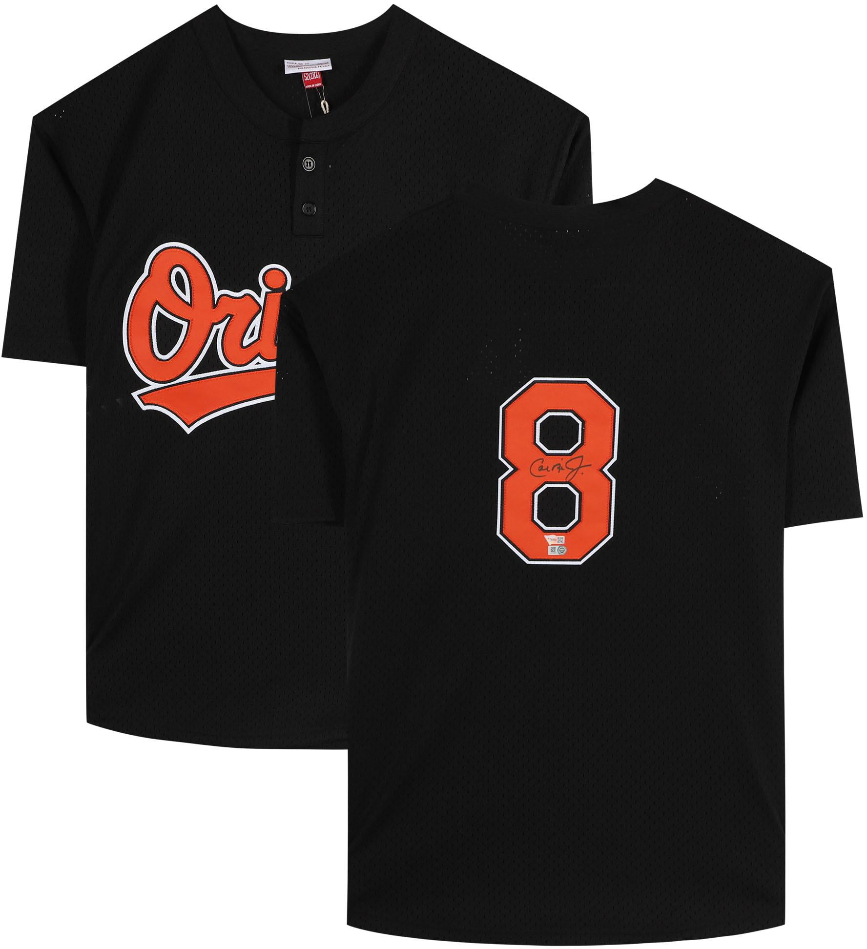 Cal Ripken Jr. Baltimore Orioles Autographed Black Mitchell & Ness ...