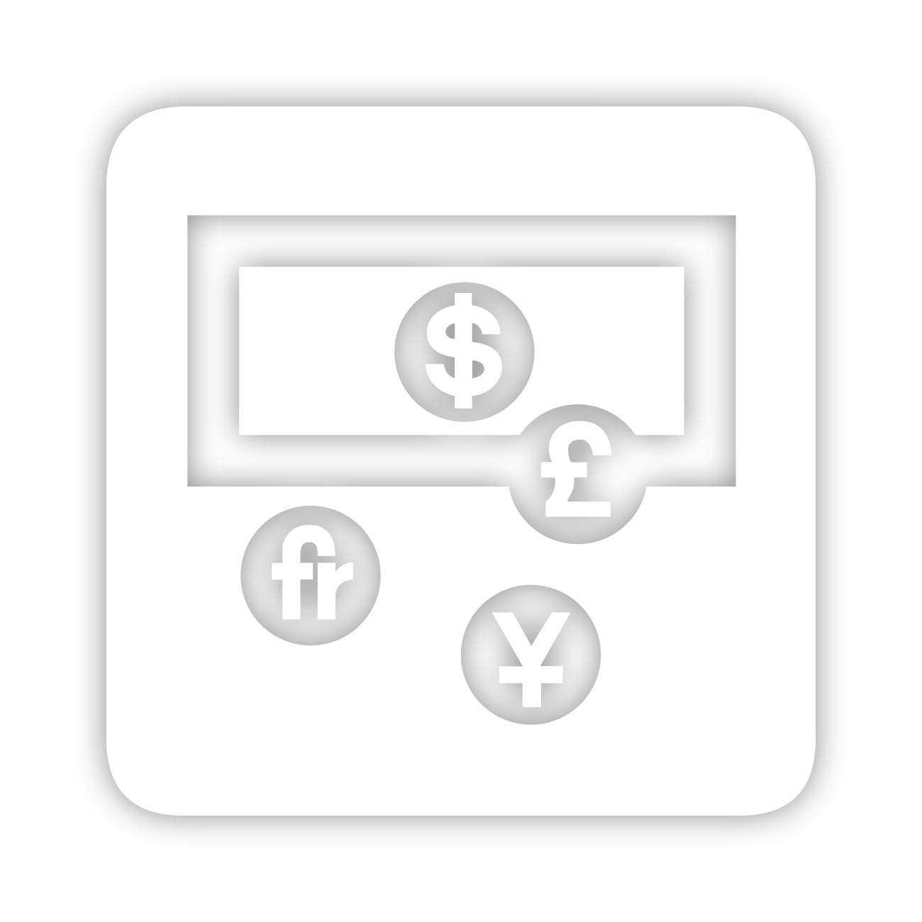 Currency Sticker Decal Die Cut - Self Adhesive Vinyl - Weatherproof ...